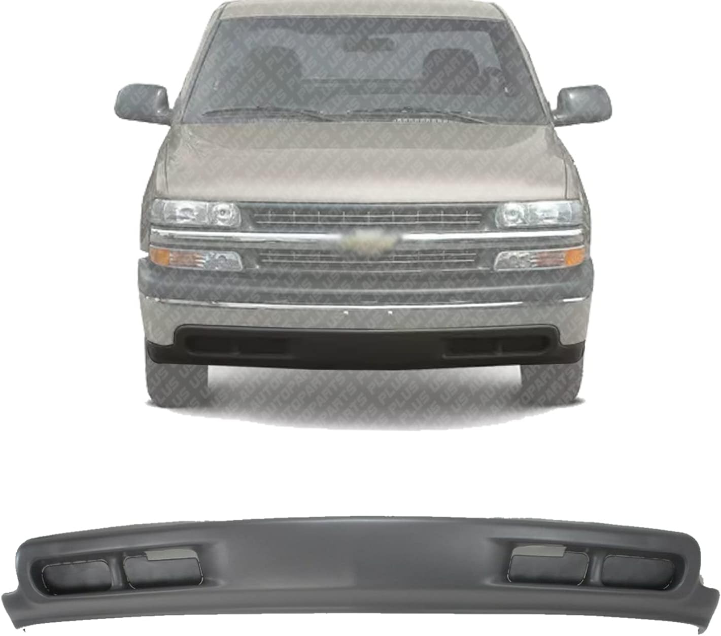 Amazon.com: US AUTO PARTS PLUS New Front Lower Valance Air Deflector ...
