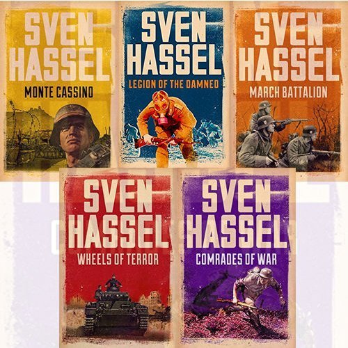 Sven Hassel 5 Books Bundle Collection (March Battalion, Wheels of ...