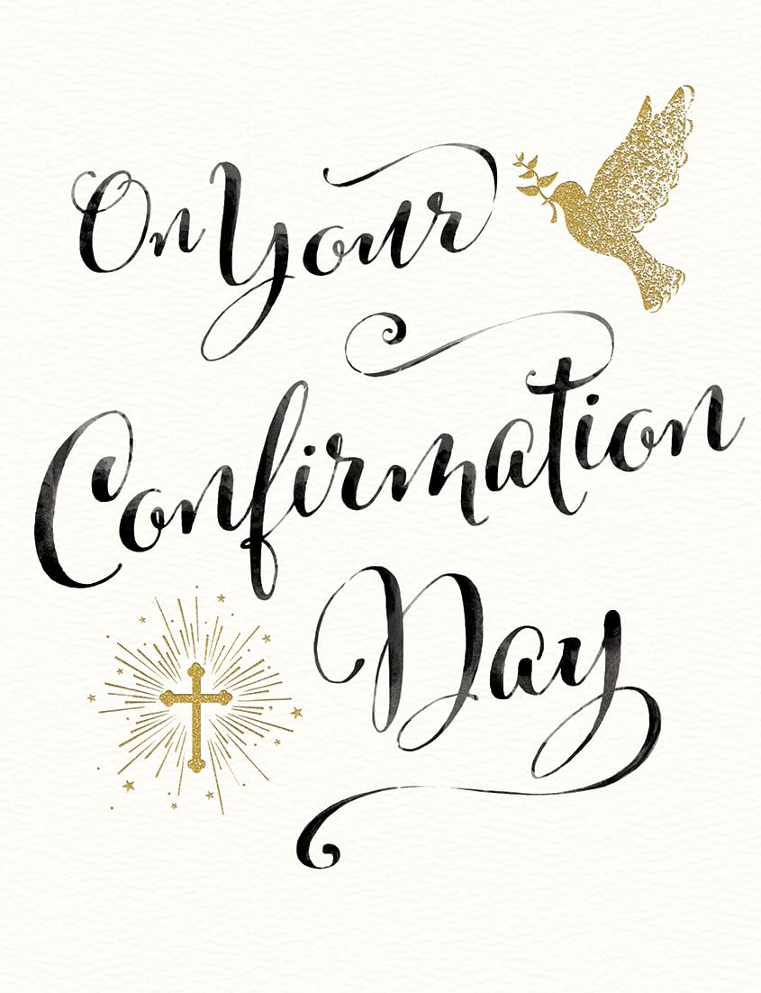 Piccadilly Greetings On Your Confirmation Day Card - 8 x 6 inches ...