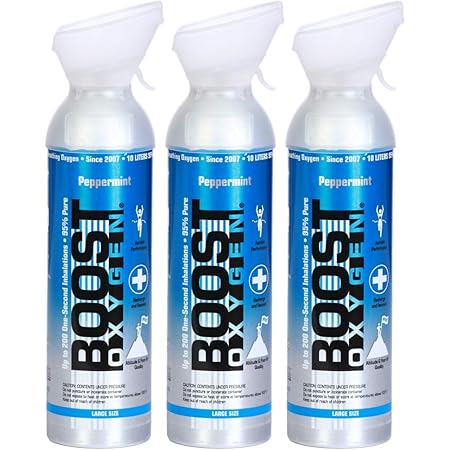Amazon.com: Boost Oxygen Canned 5-Liter Natural Oxygen Canister Bottle ...