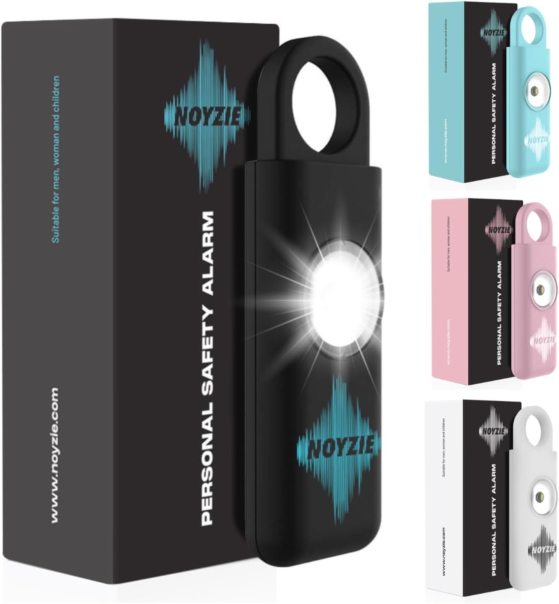 Personal Alarm NOYZIE Personal Safety Alarm with LOUD 125db Siren and ...