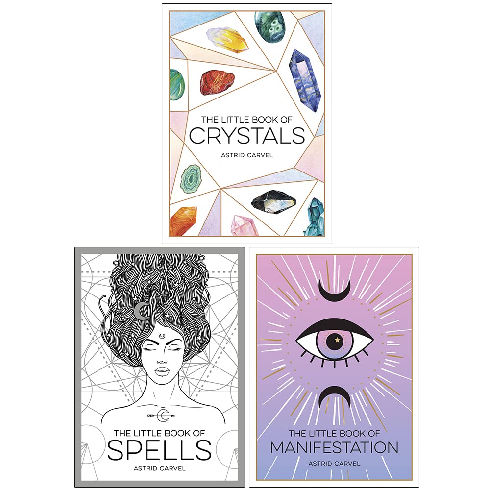 Buy Astrid Carvel Collection 3 Books Set (The Little Book of Crystals ...