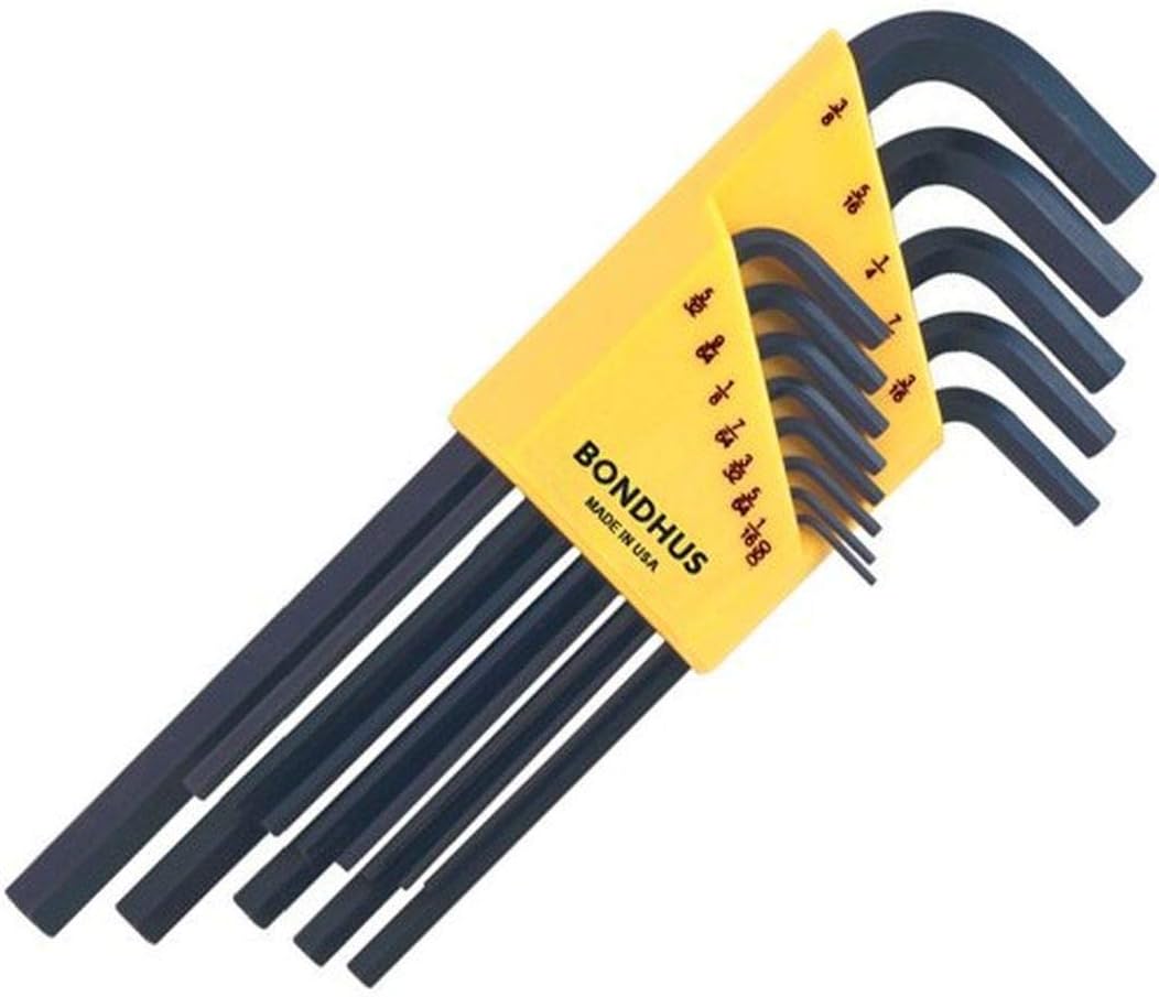Bondhus 10945 Set of 7 Balldriver L-wrenches, sizes 5/64-3/16" - Hex ...