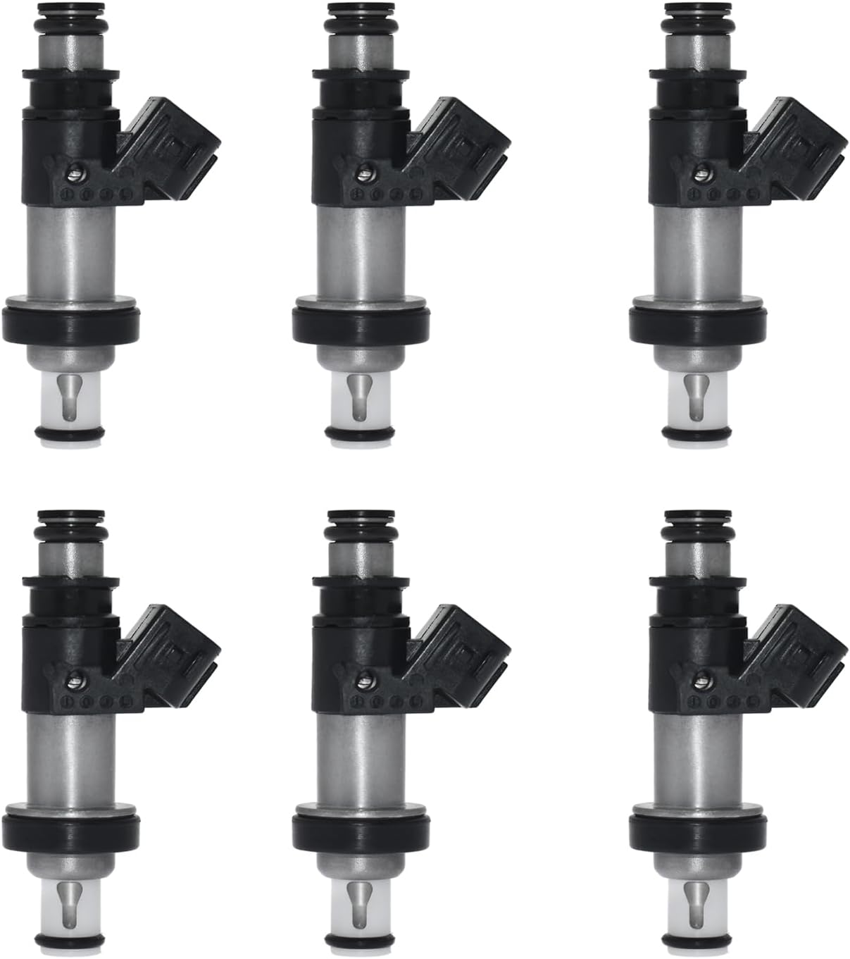 Amazon.com: MEGAGOOO 06164-P8E-A00 Fuel Injectors (Set of 6) Compatible ...