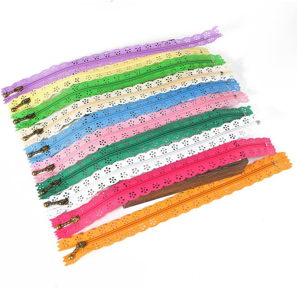 20/40pcs Assorted Color Nylon Close End Zipper Pack Craft Dressmaking ...