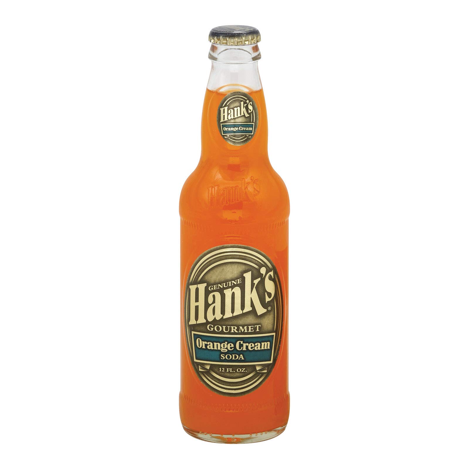 Amazon.com : Hank's Gourmet Soda, Orange Cream (24x12oz) : Soda Soft ...