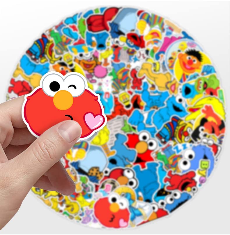 Sesame Street Stickers 50PCS Vinyl Stickers for Laptop,Bumper ...