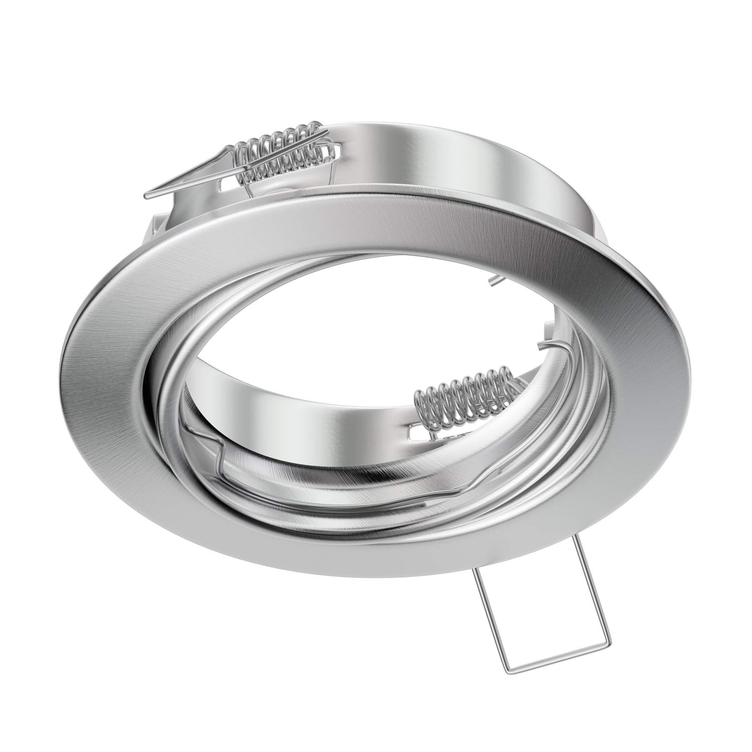 ledscom.de Recessed Ceiling mounting Frame Fere, Round, Swivel, Chrome ...