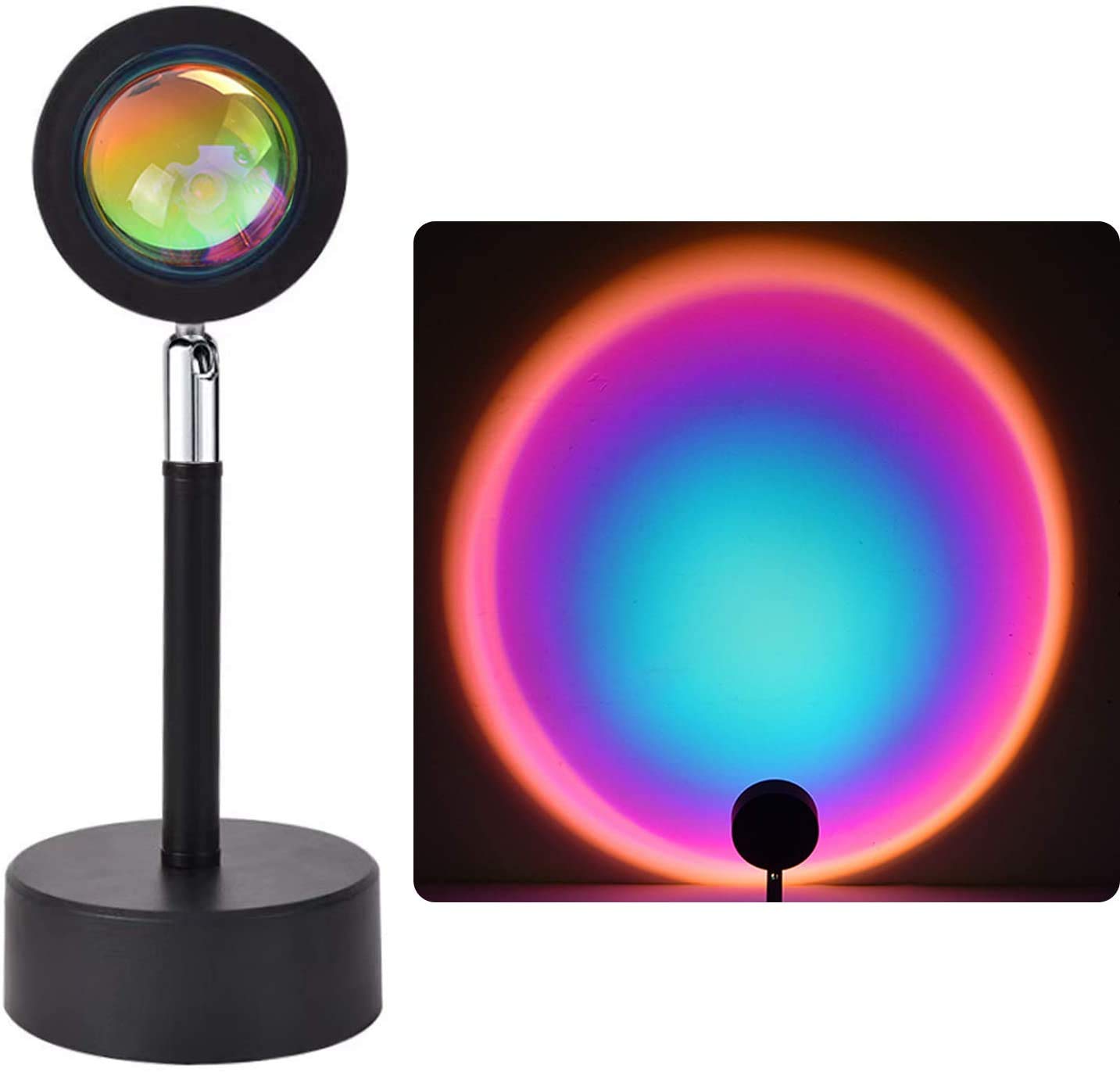 Buy Sunset Lamp, Sunset Projection Lamp USB,180°Rotation Sunset ...