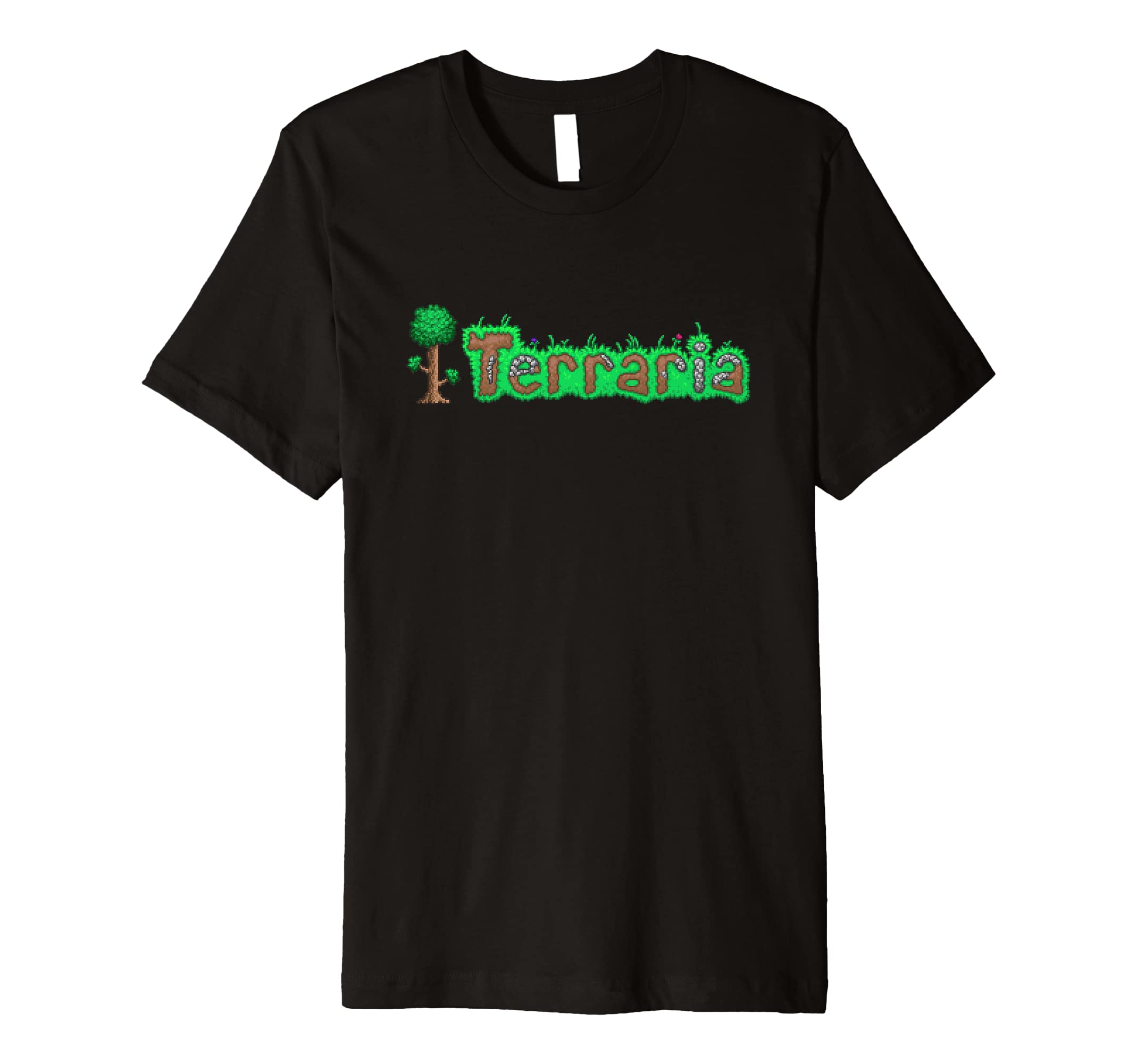 Amazon.com: Terraria T-Shirt: Terraria Logo : Clothing, Shoes & Jewelry