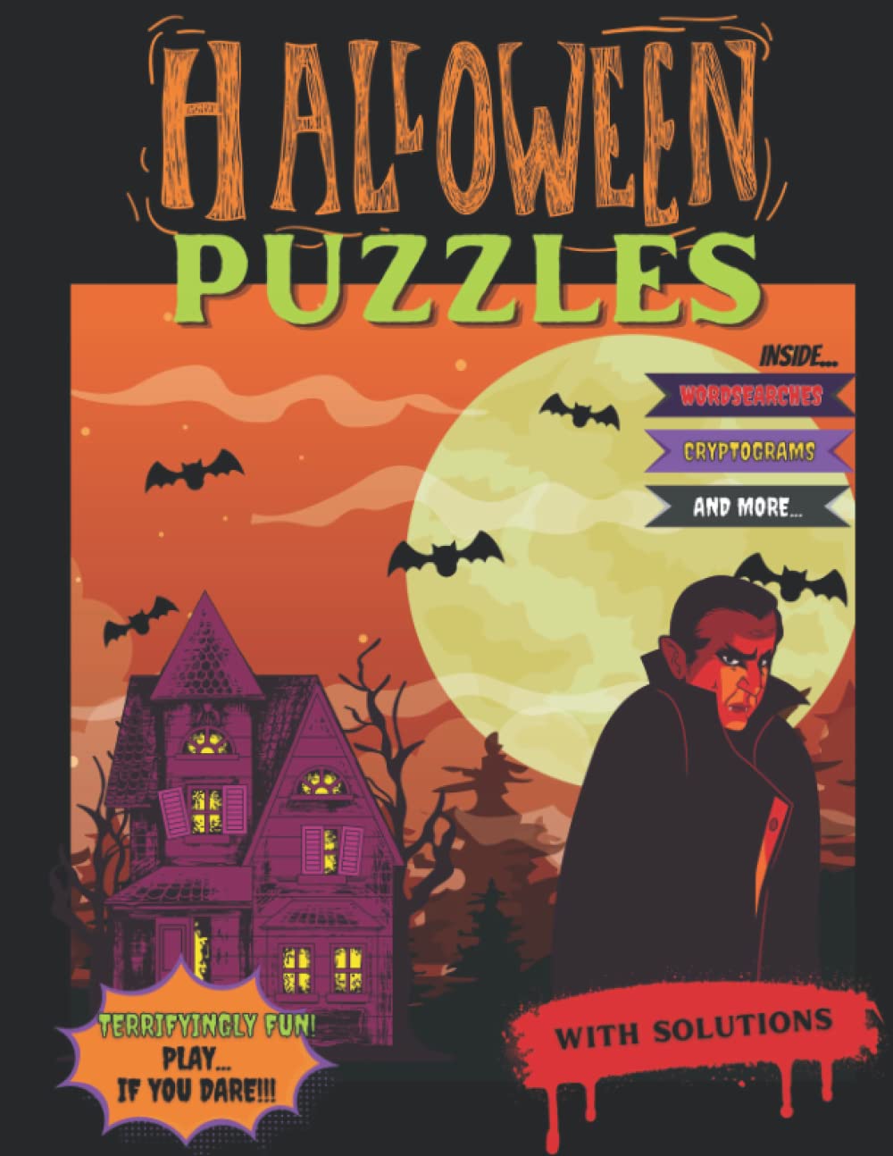 Halloween Puzzles: Terrifying Fun For Adults and Teens - Wordsearches ...