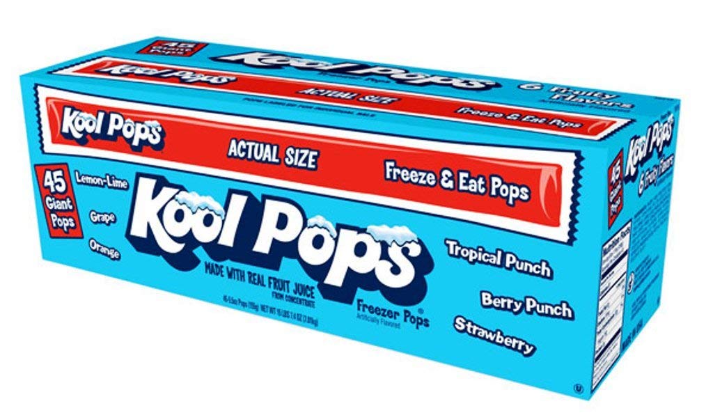 Amazon.com: Kool Pops Freezer Pops, Assorted Flavors (45 - 5.5 oz pops ...