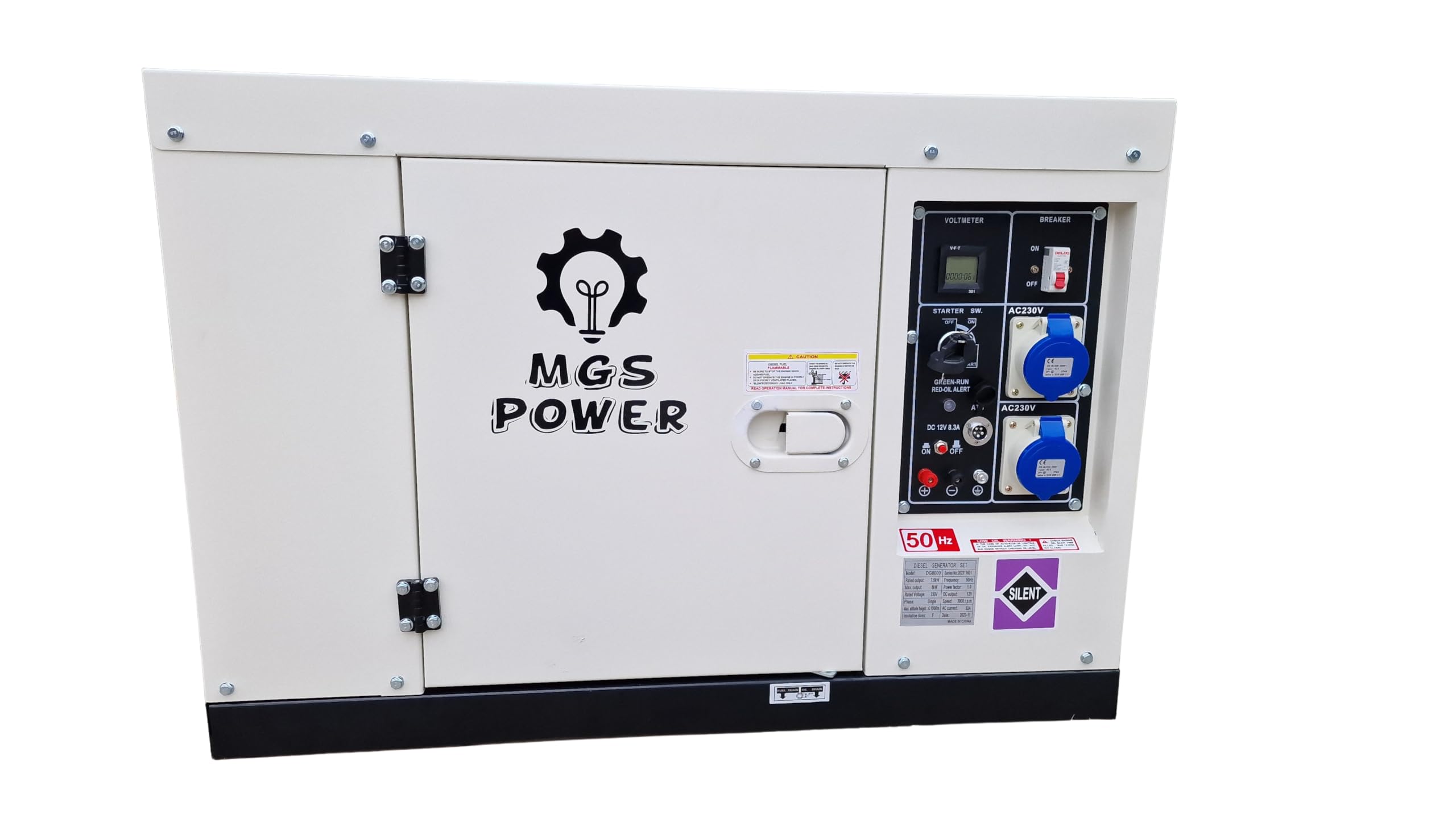 mgs power 8 kva diesel silent generator : Amazon.co.uk: Garden