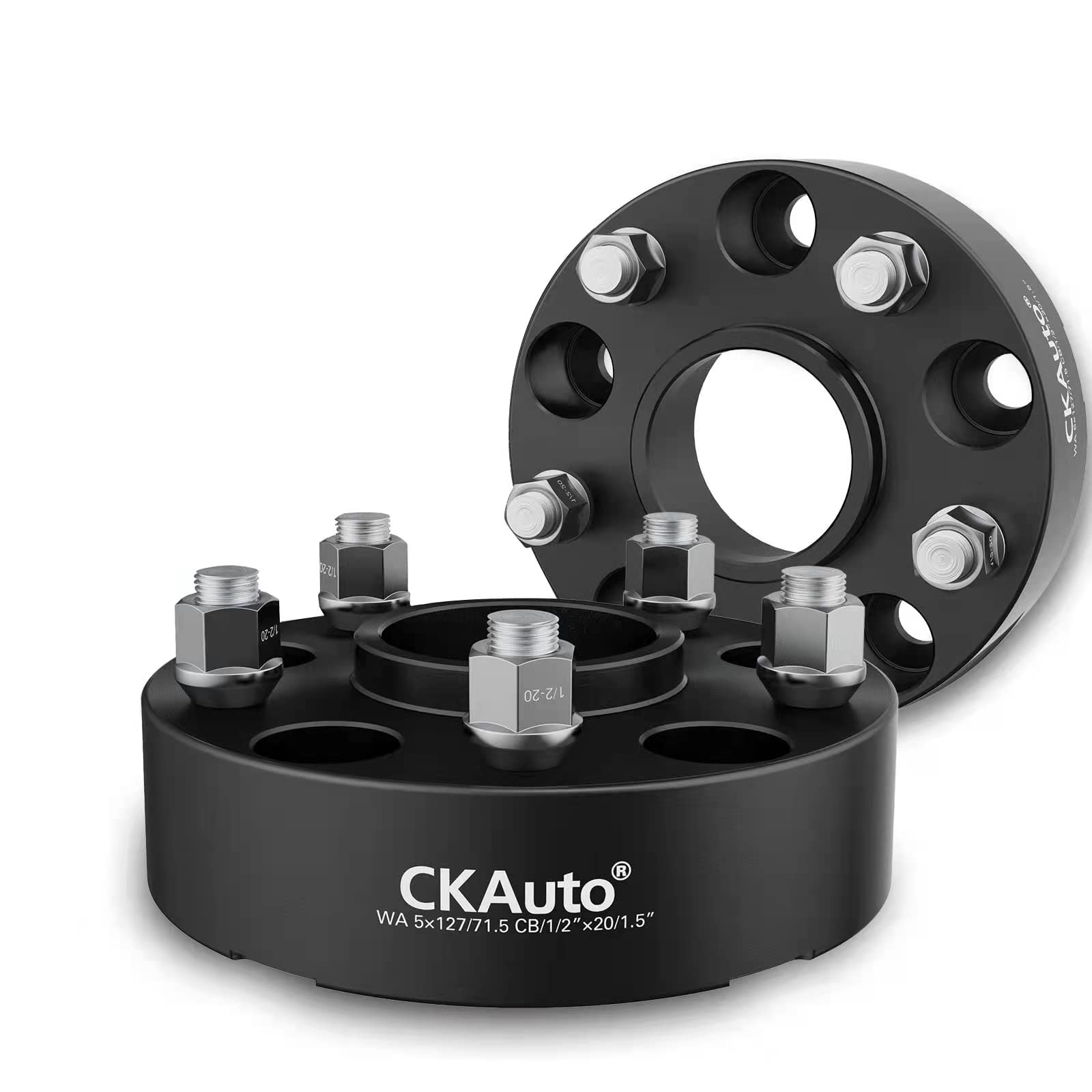 Snapklik.com : CKAuto 2 Pack 5x5 Hub Centric Wheel Spacers, 1.50 ...