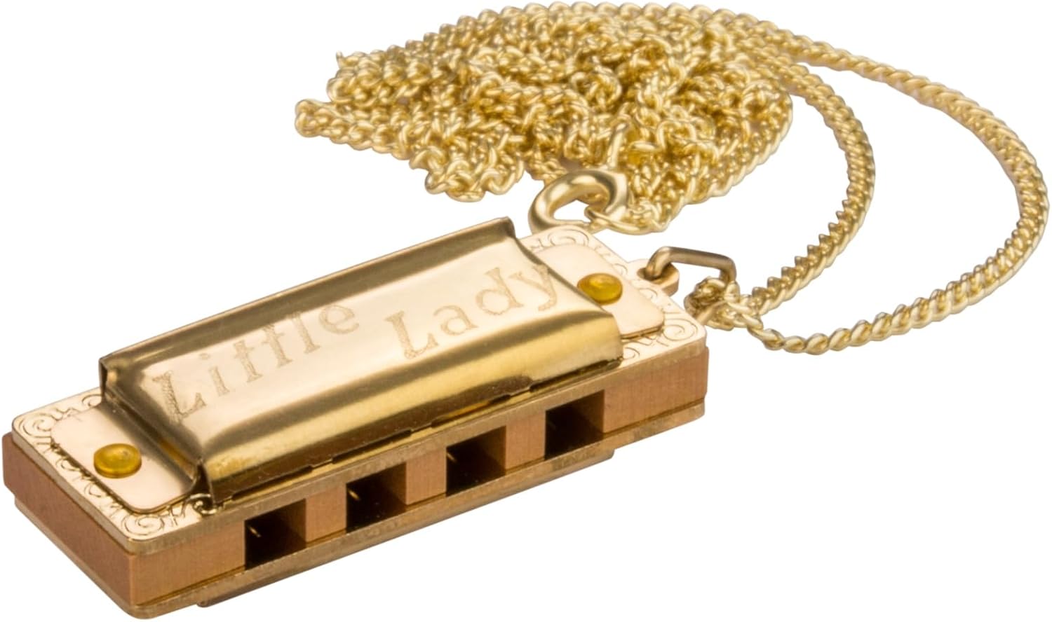 Amazon.com: HOHNER 110/8 Little Lady Gold Mini Harmonica with Gold ...