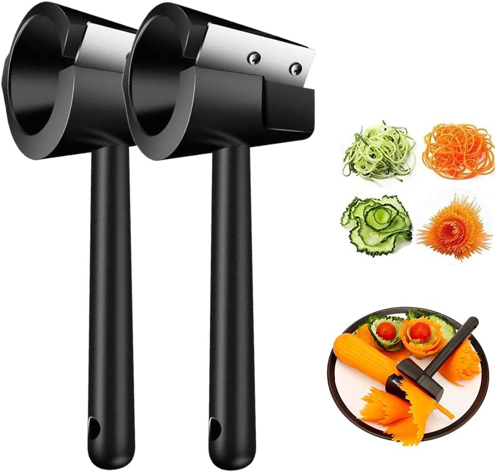 Amazon.com: Carrot Curler and Peeler, Vegetable Spiral Cutter,Fruit ...