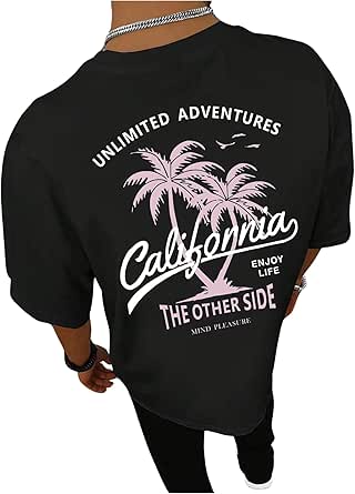 SOLY HUX Men's Graphic Tees Letter Print T Shirts Short Sleeve Round Neck Casual Tops | Amazon.com