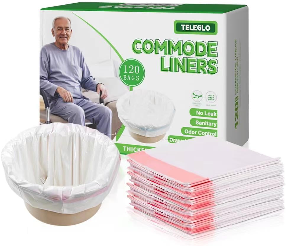 Amazon.com: Commode Liners 120PCS Bedside Commode Liners Disposable ...