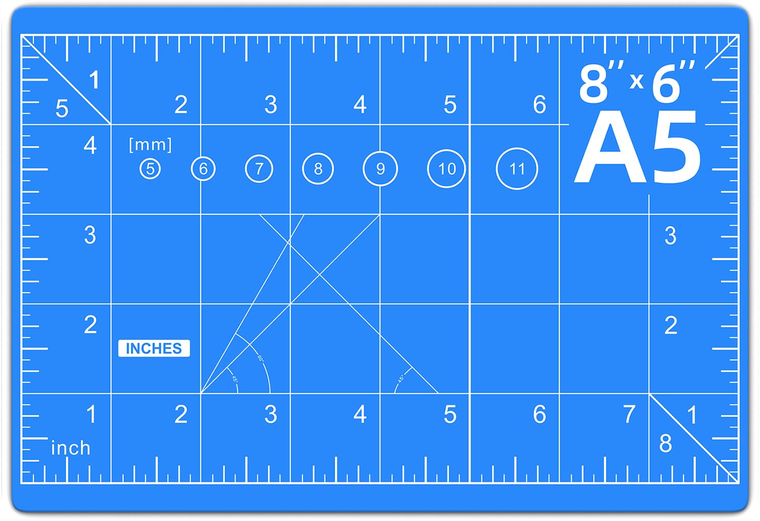 Amazon.com: DIYSELF Cutting Mat 8in×6in, Cutting Mats for Crafts, Self ...