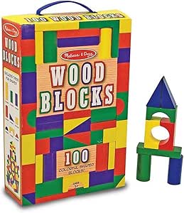 Amazon.com: Toy Wood Blocks 100PC : Toys & Games