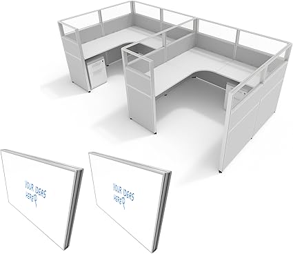 Amazon.com: SUNLINE Office Cubicle - Modular Office Cubicle System with ...
