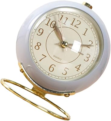 Amazon.com: JUSTUP Small Table Clocks, Classic Silent Non-Ticking ...