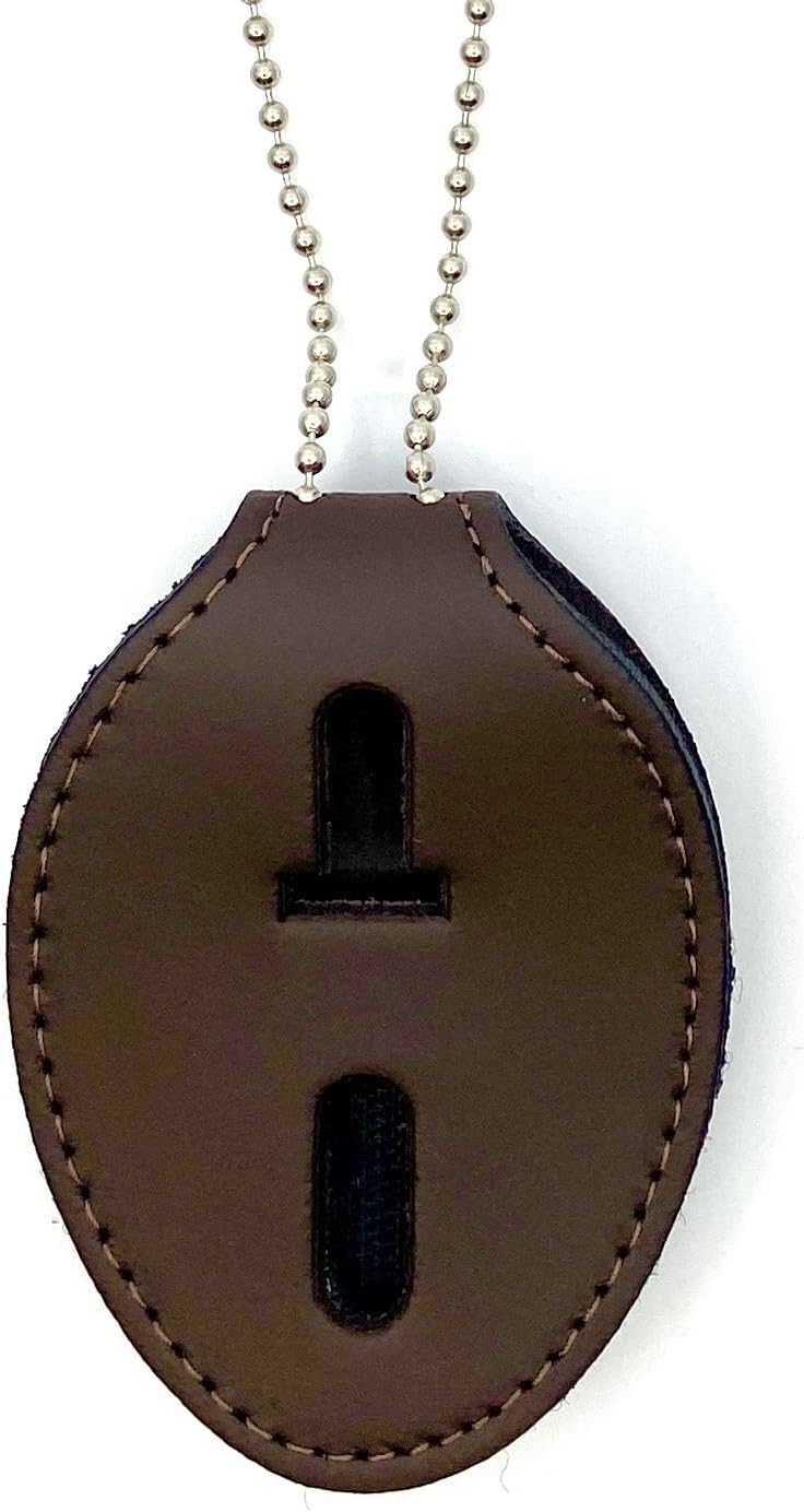 Amazon.com: Perfect Fit Universal Oval Police Badge Holder Shield with ...