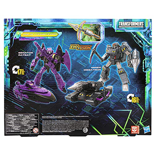 Transformers Toys Legacy Evolution Voyager Senator Shockwave & Deluxe ...
