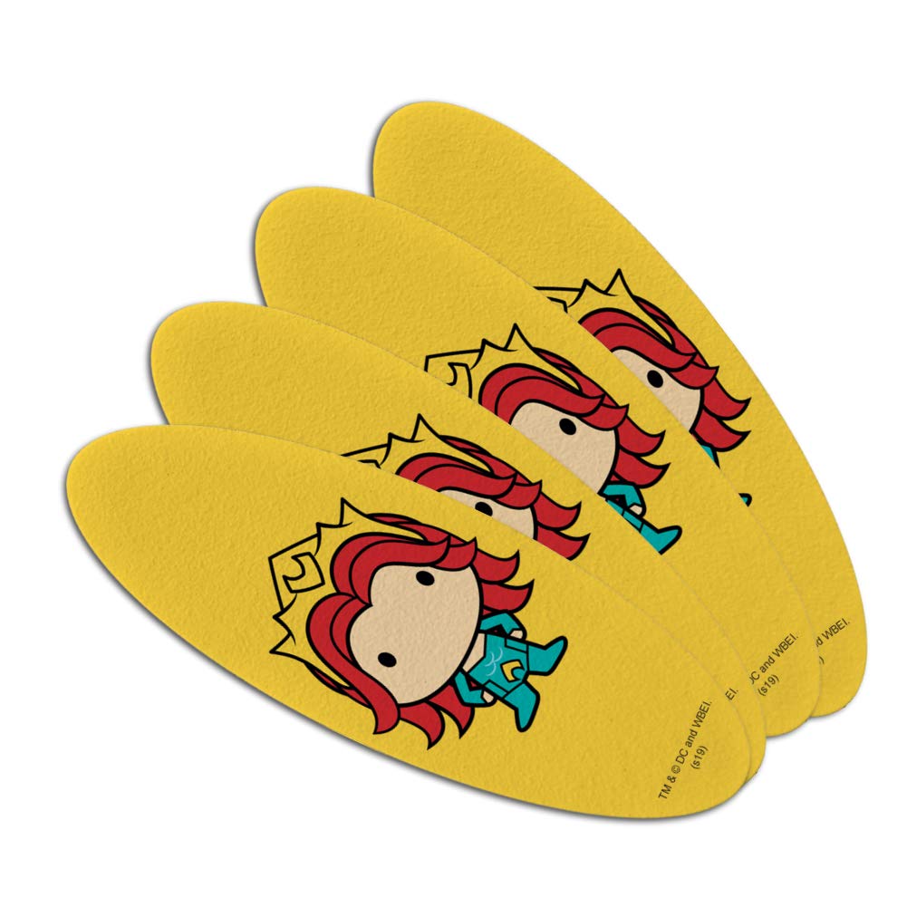 Amazon.com : Aquaman Movie Mera Chibi Character Double-Sided Oval Nail ...