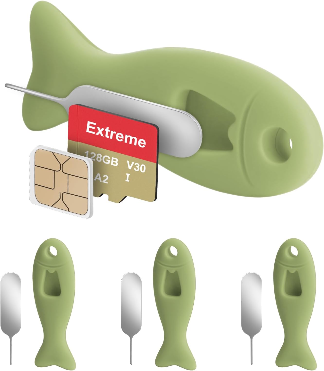 Amazon.com: 4 Pack SIM Card Removal Tool with Built-in SIM Card Storage ...