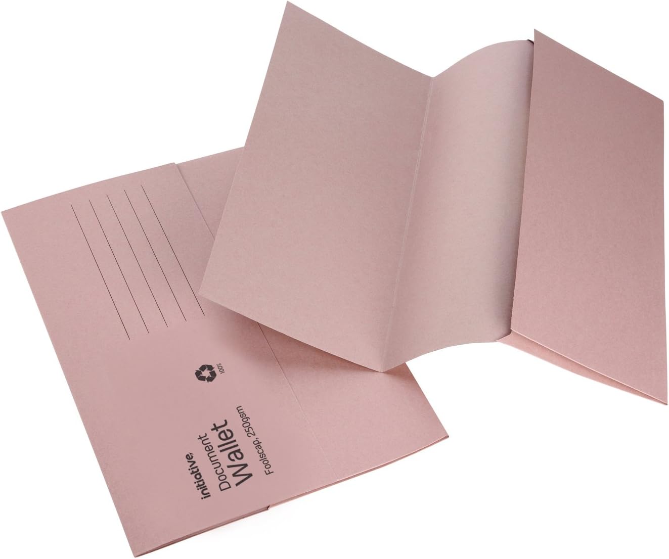 30 x Buff Brown 285gsm Foolscap Premium Document Wallets A4 Paper ...