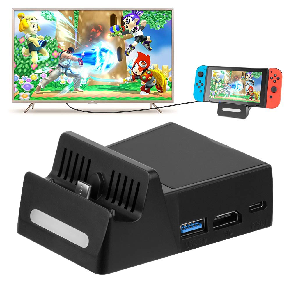 Buy Portable Switch Dock, Switch Charging Dock Replacement with Cooling ...