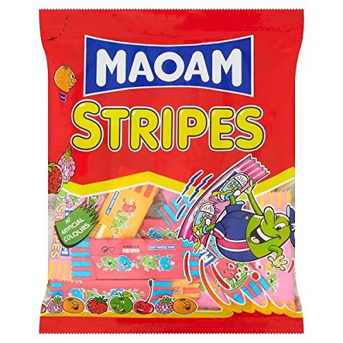 Amazon.com : MAOAM Stripes 12 x 160g Bags (Bulk Buy) : Grocery ...