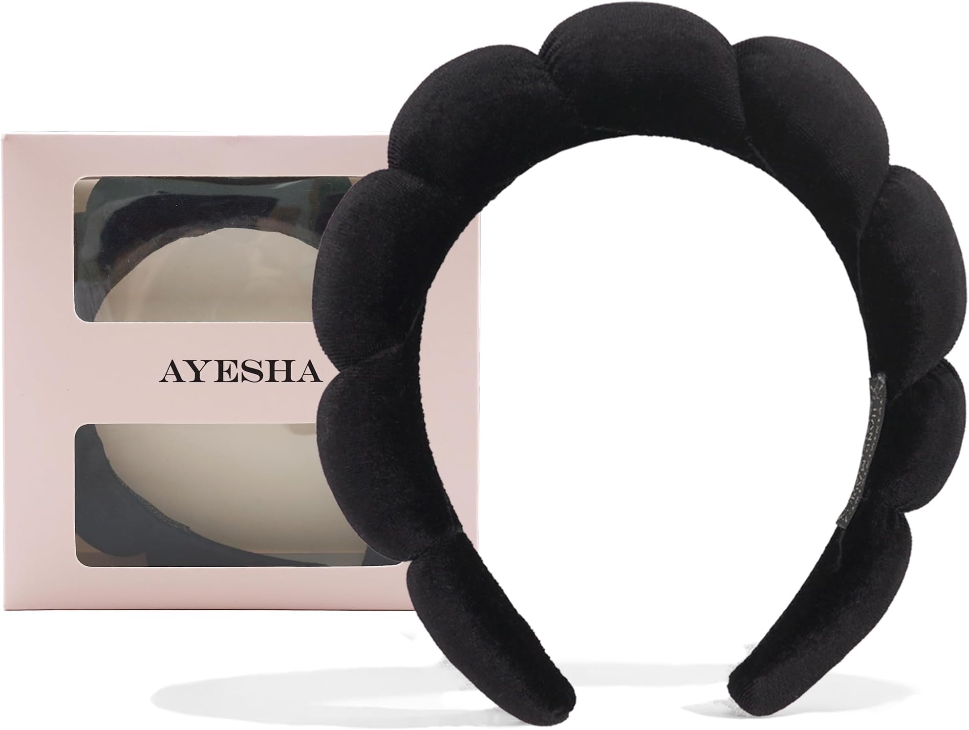 Amazon.com : Ayesha Spa Headband for Women Sponge Headband for Washing ...