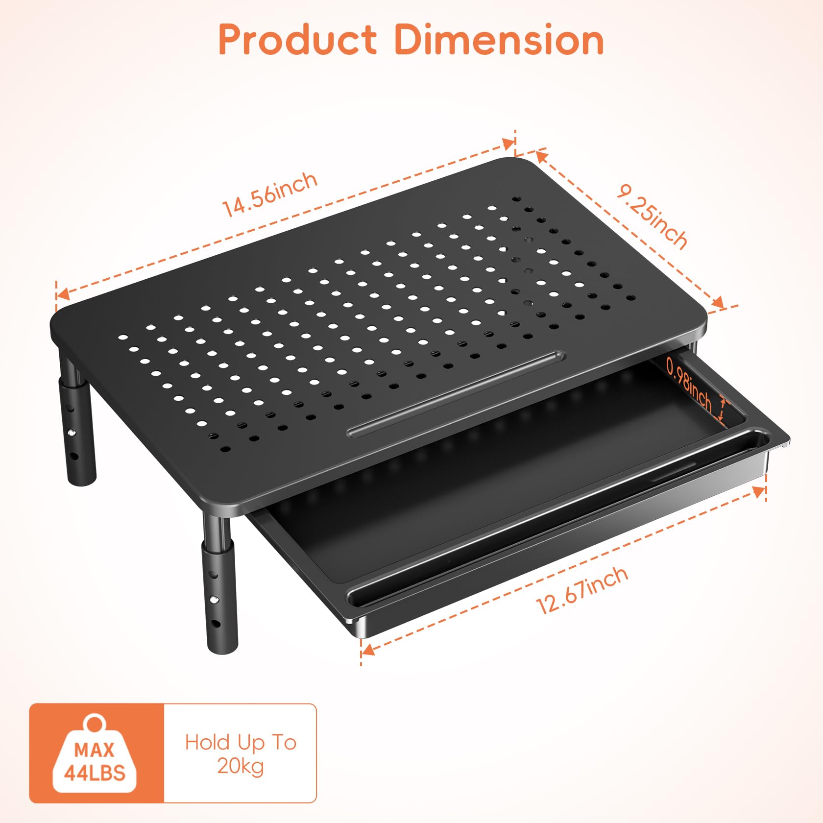 Snapklik.com : UPGRAVITY Monitor Stand Riser