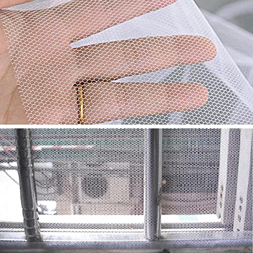 2 x Fly Screen Window Transparent Insect Screen Window (51 x 59 inches ...
