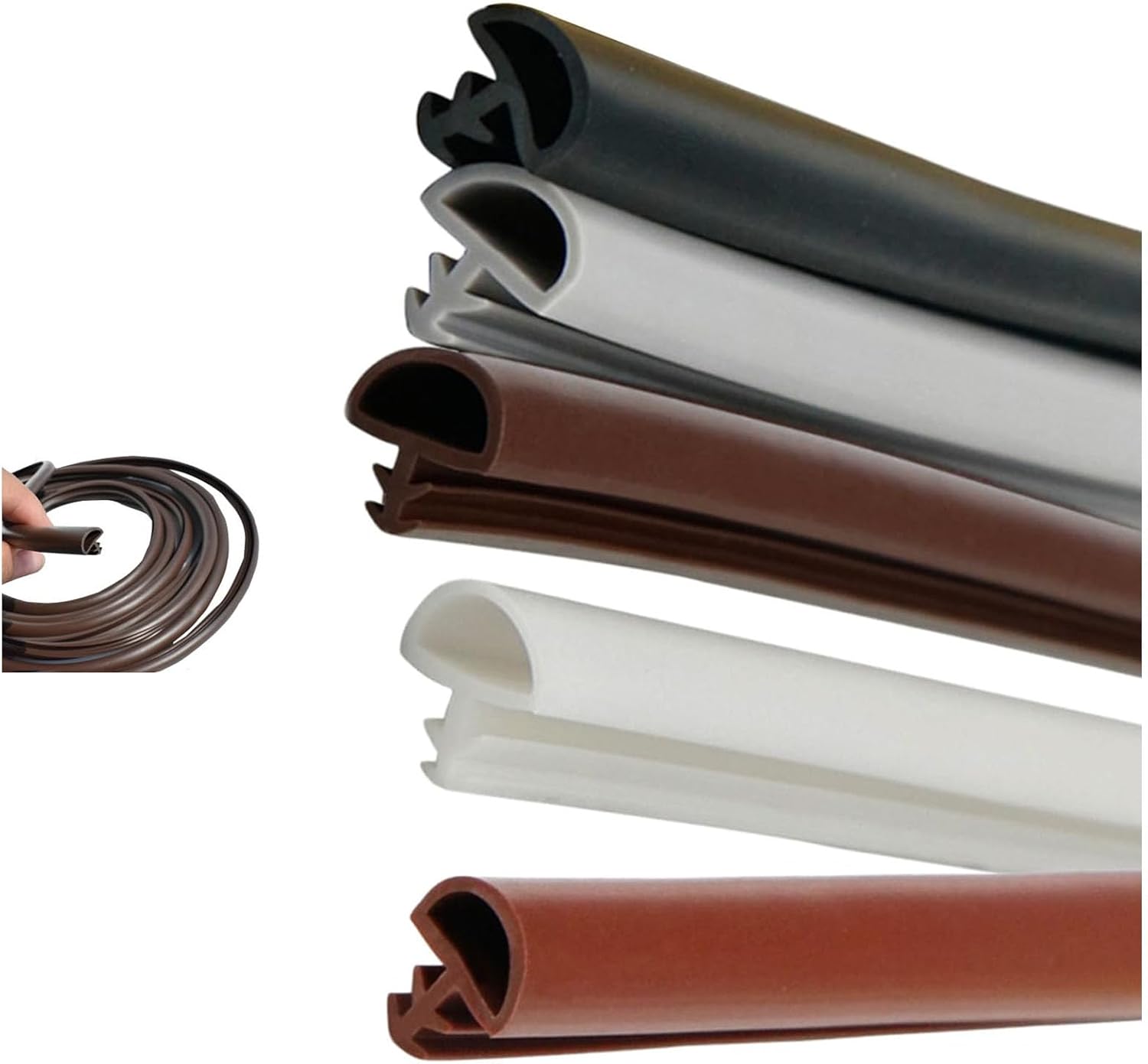 Kerf Weather Stripping Door Seal Strip Door Weatherstrip Seal with Slot ...