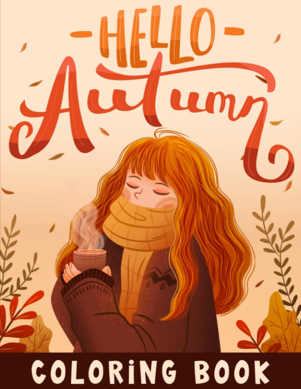Amazon.com: Autumn Coloring Book For Adults: Cozy Fall Themed Coloring ...