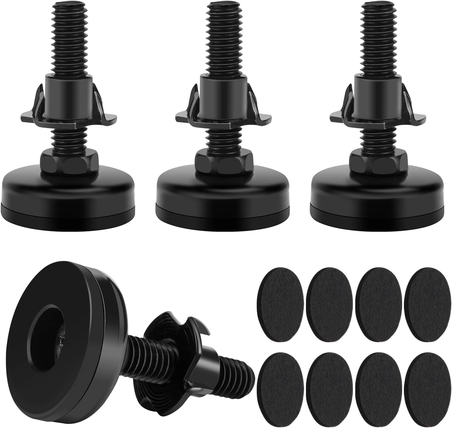 Amazon.com: Sancagy 4 Pack Leveling Feet, 3/8-16 Threaded Furniture ...