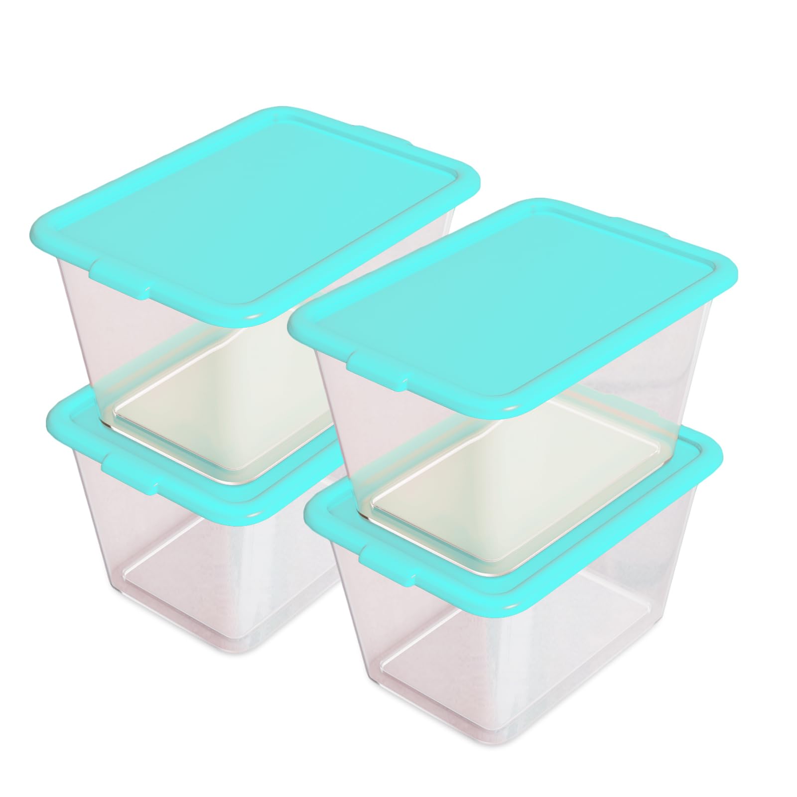 Snapklik.com : SIMPLYKLEEN 14.5-gal. Reusable Stacking Plastic Storage ...