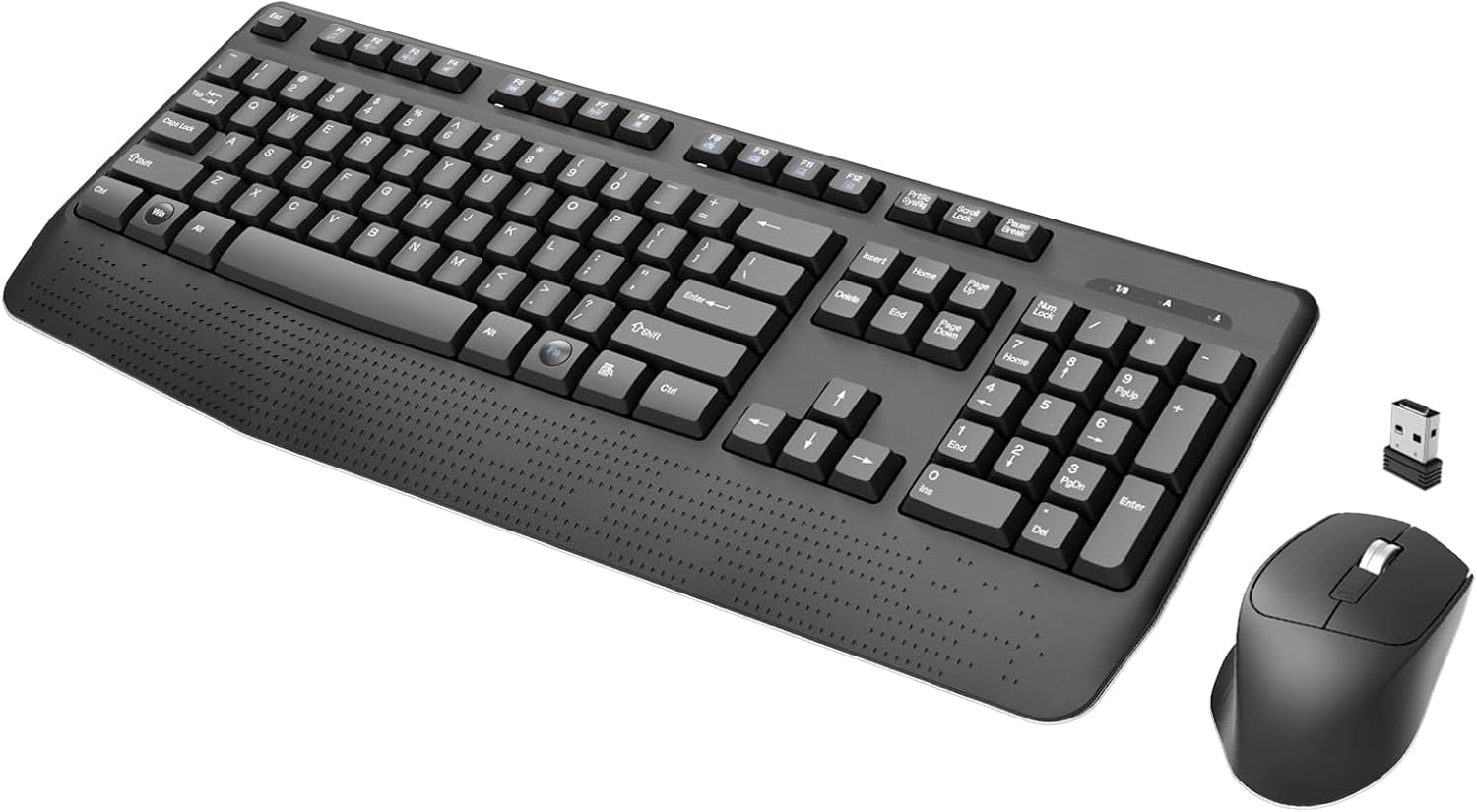 Amazon.com: Wireless Keyboard and Mouse Combo, EDJO 2.4G Full-Sized ...