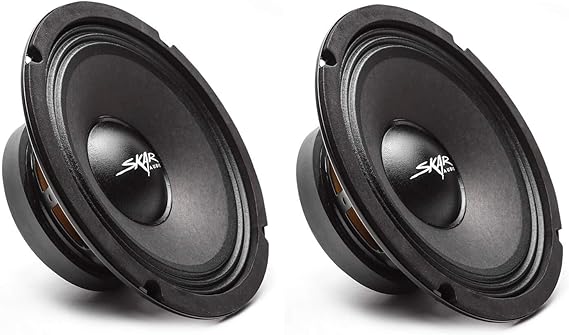 Amazon.com: (2) Skar Audio FSX8-8 350-Watt 8-Inch 8 Ohm MID-Range ...