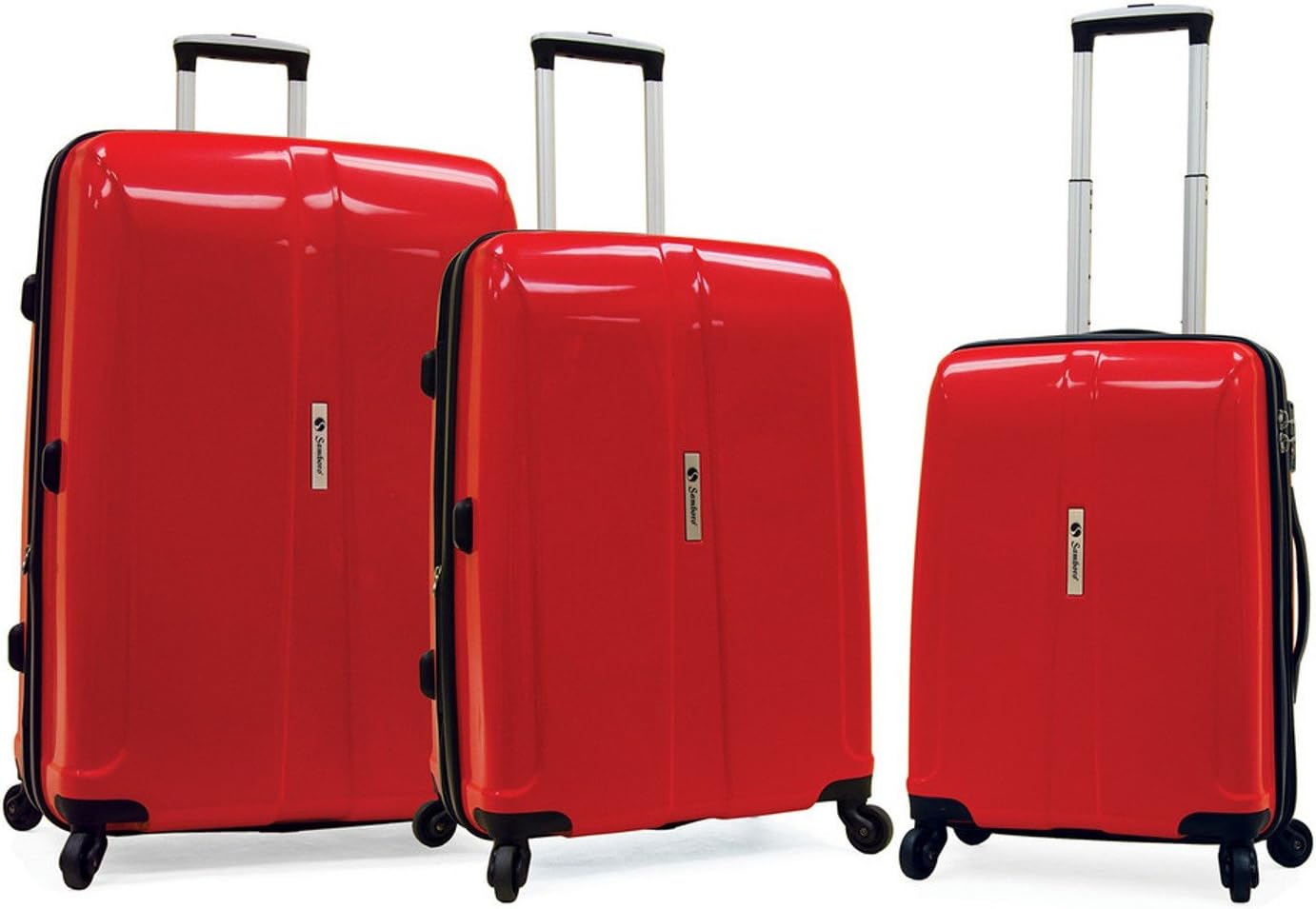 Amazon.com | Samboro Shuttle Hardside Luggage Expandable Spinner 3 PC ...