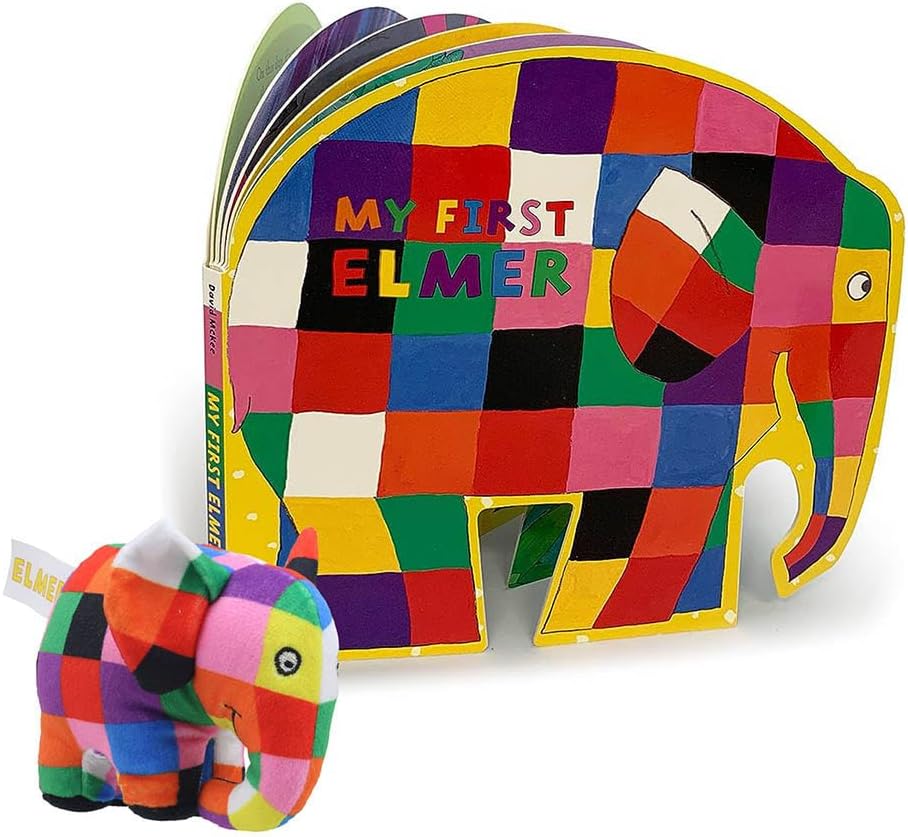 Books and Puppets: My First Elmer Including Finger Puppet : Amazon.co ...