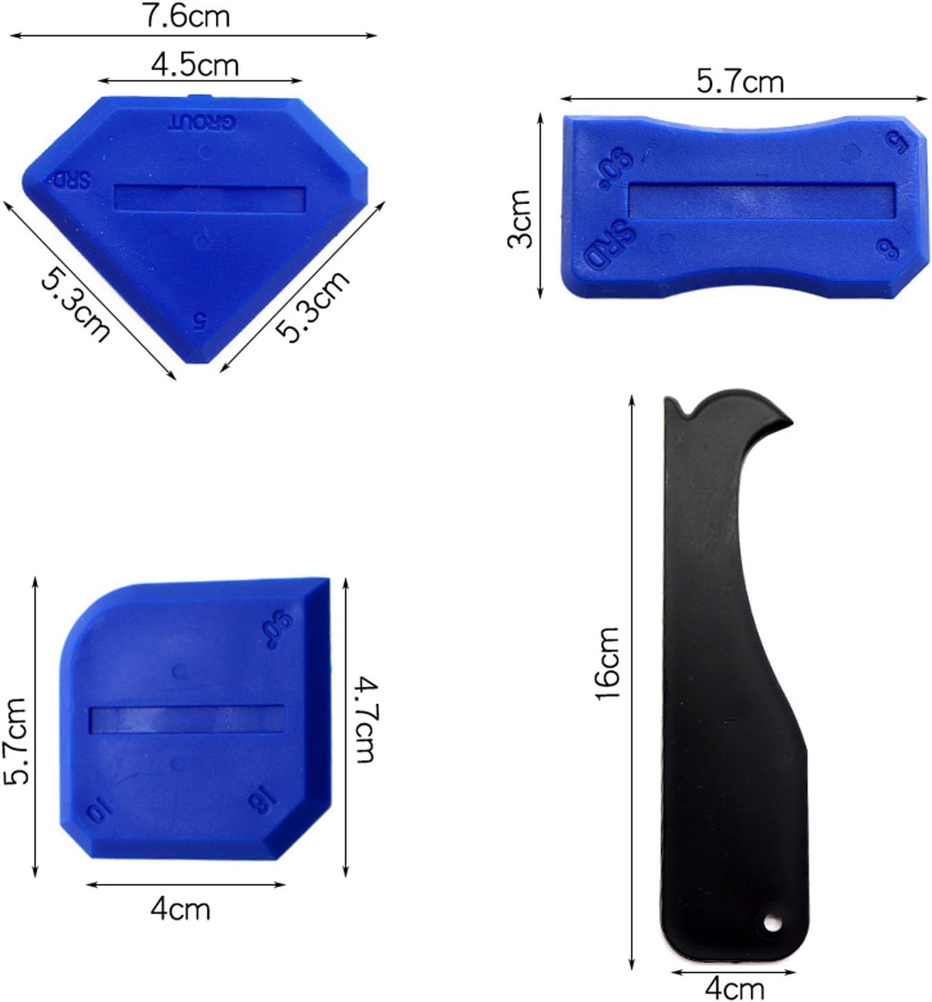 11 Pieces Caulking Tool Kit，3 in 1 Silicone Caulking Tools（Stainless ...