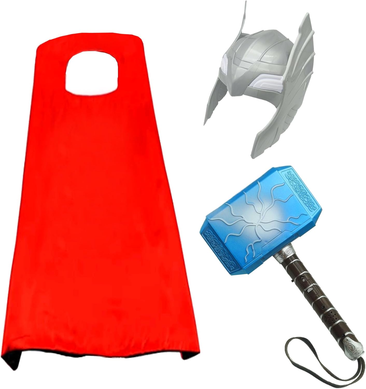 Amazon.com: Children's Role Playing Set Children's Hero Toy LED Light ...