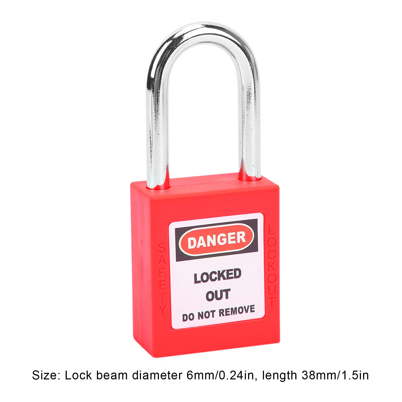 KooingTech Lockout Padlock, 38MM Padlocks with Keys, 10 Sets Lockout ...