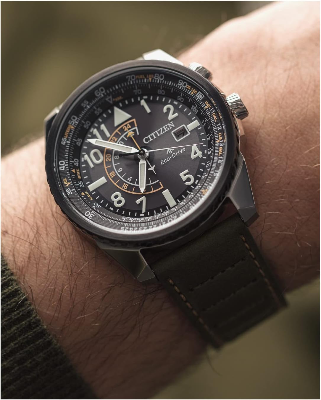 Citizen Mens Promaster Nighthawk Two-Tone Stainless Steel Strap, Two ...