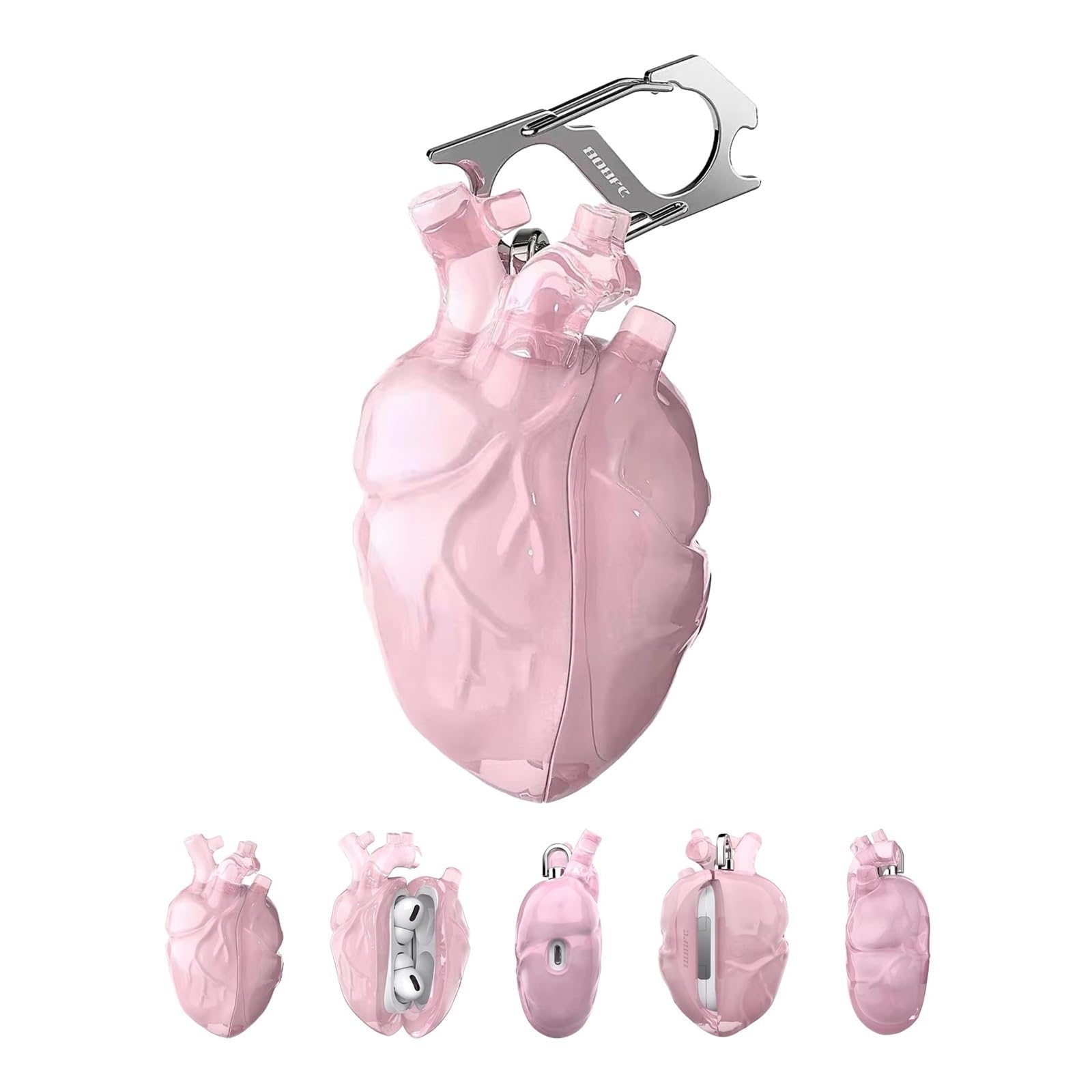 Amazon.com: for Airpods Pro 2 Case 3D Heart, Liquid Silicone ...