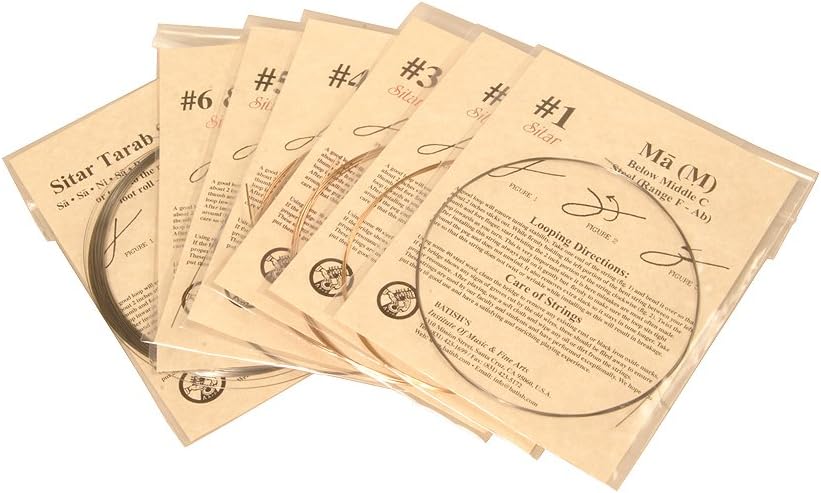 Amazon.com: Sitar String Set, Pro, Low Sa, Batish : Musical Instruments